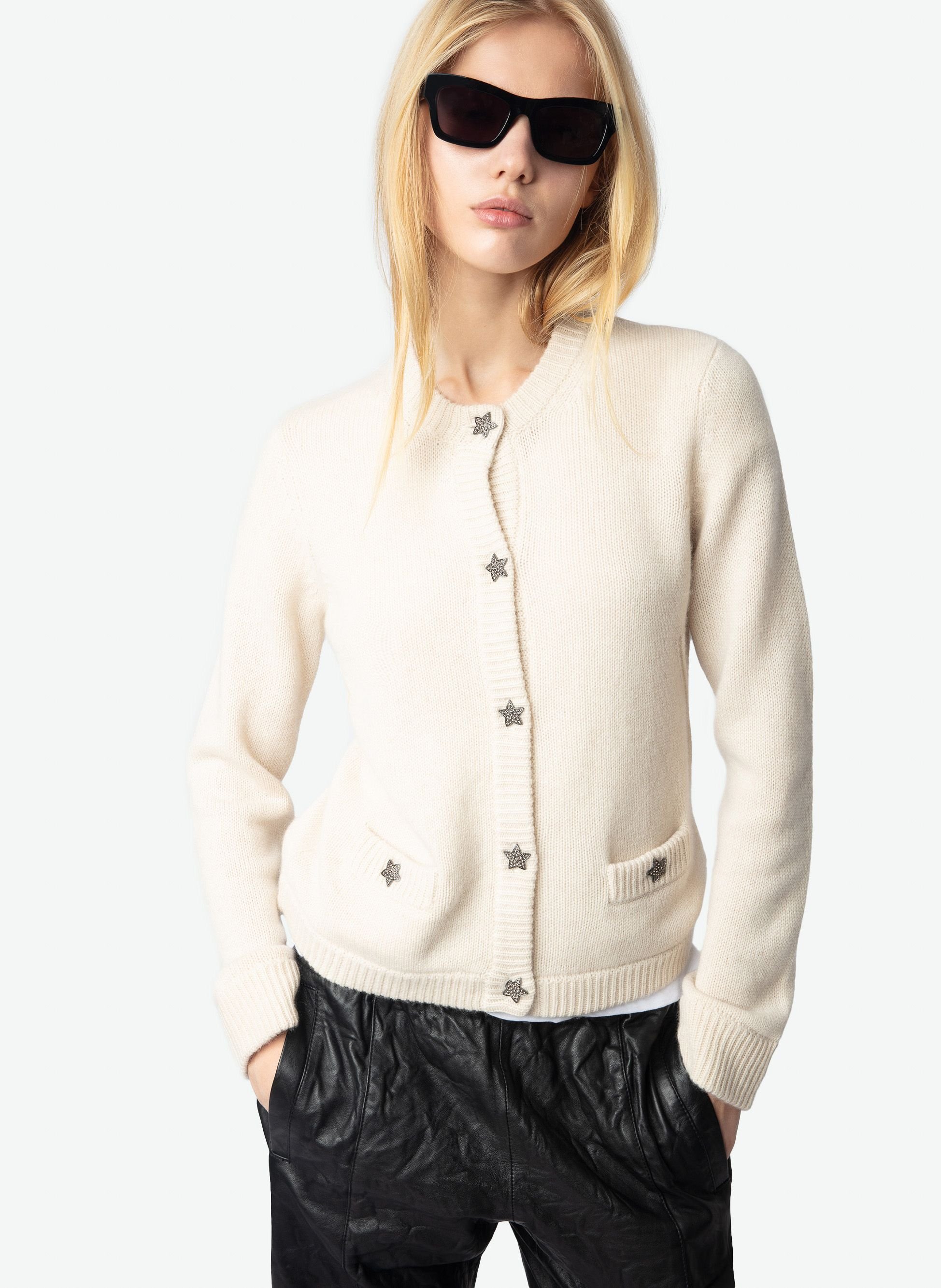 Cardigan Droit En Cachemire Marcya - Zadig&voltaire Femme | Printemps.com