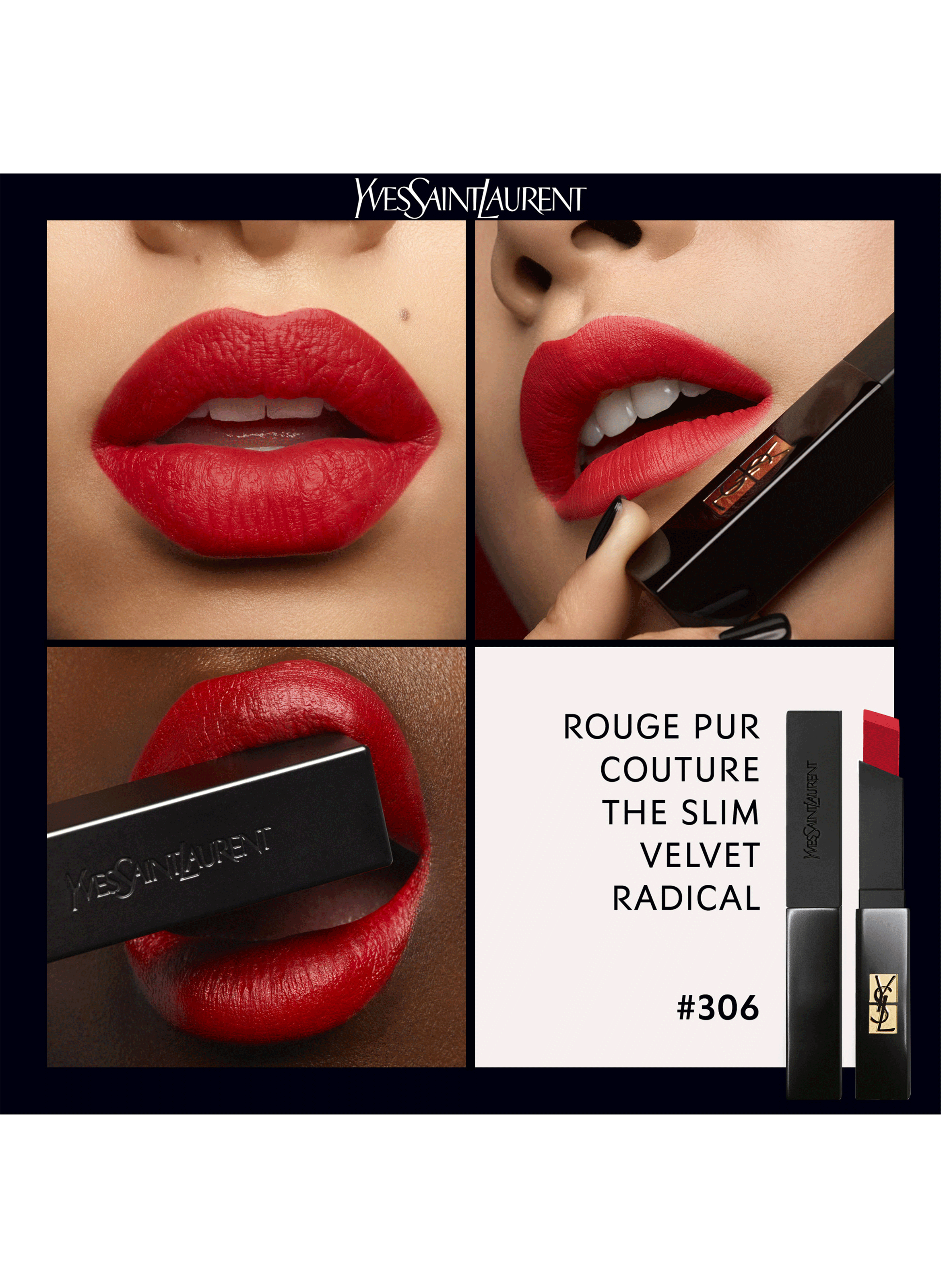 ROUGE PUR COUTURE THE SLIM VELVET RADICAL LIPSTICK - YVES SAINT LAURENT ...